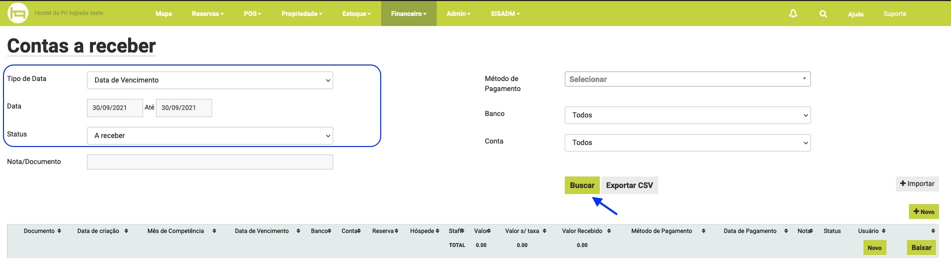 Cómo ingresar el saldo inicial del banco